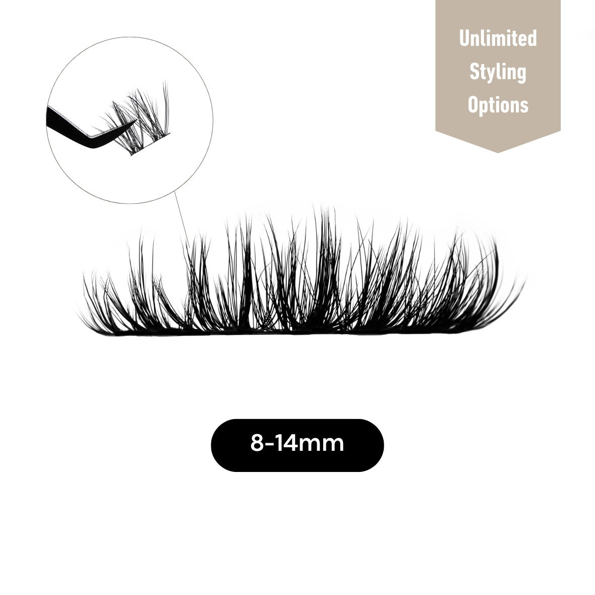 Soft Wispy DIY Lashes for Temporary At-Home Lash Application